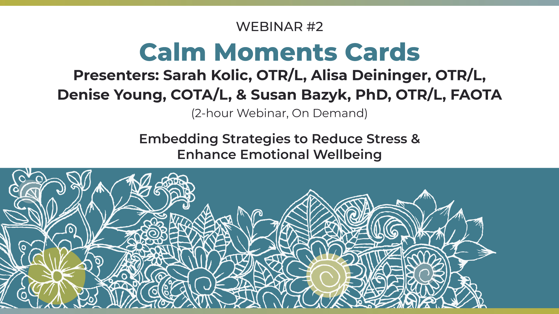 Calm Moments Cards: Embedding Strategies to Reduce Stress and Enhance ...